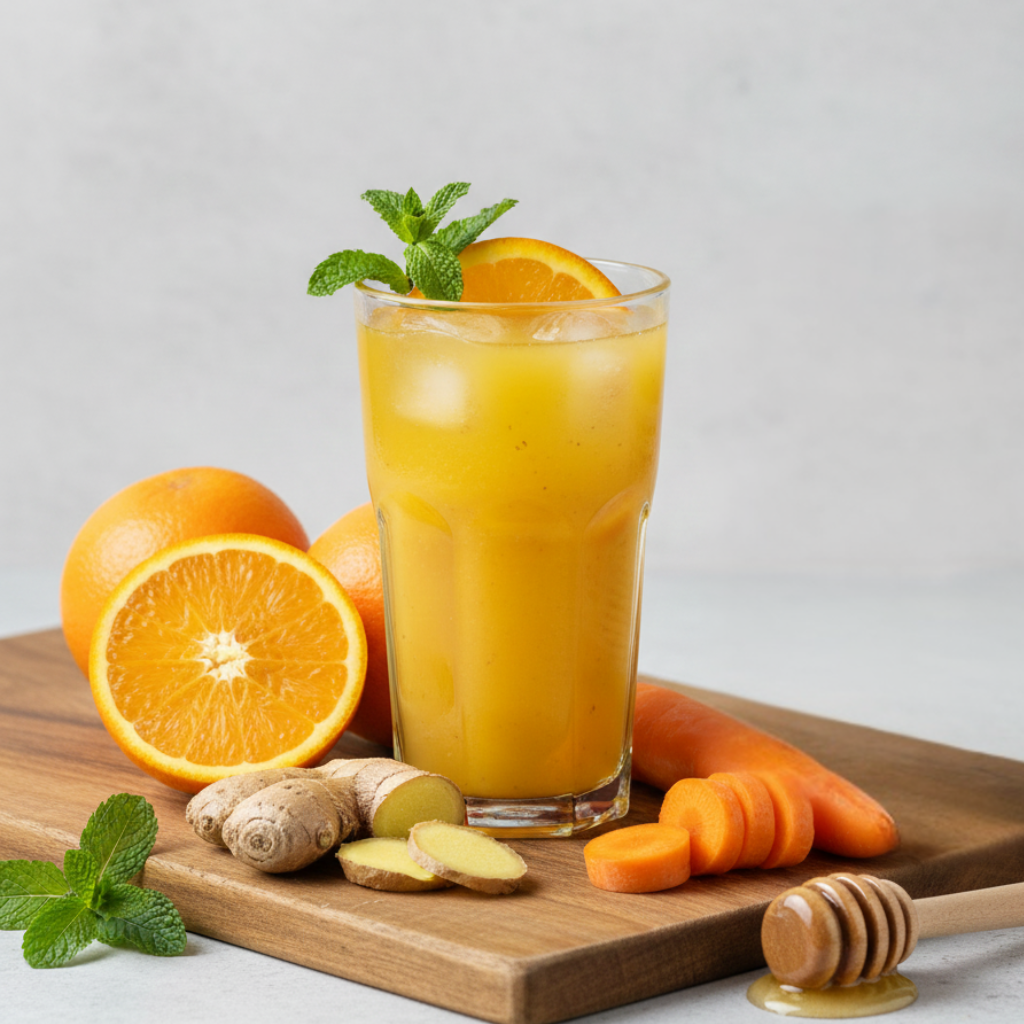 Radiant Citrus Immunity Booster Juice for Daily Immunity Support