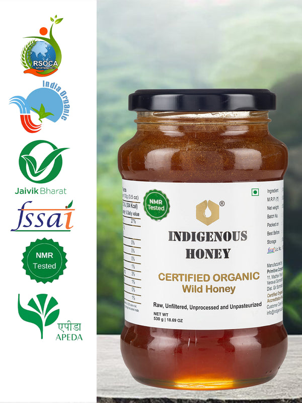 Indigenous Honey | Certified Organic Raw honey | Pure Natural honey