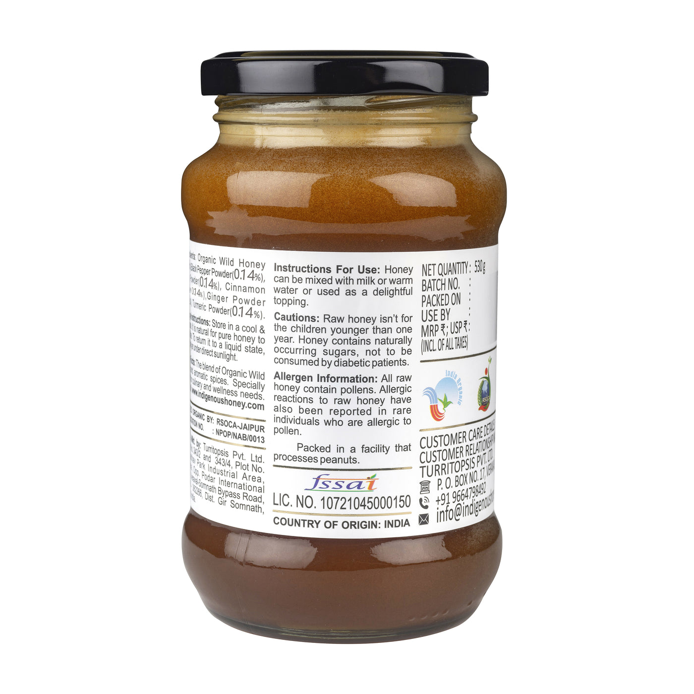 Indigenous Honey Raw Organic Honey with Infused Organic Spices