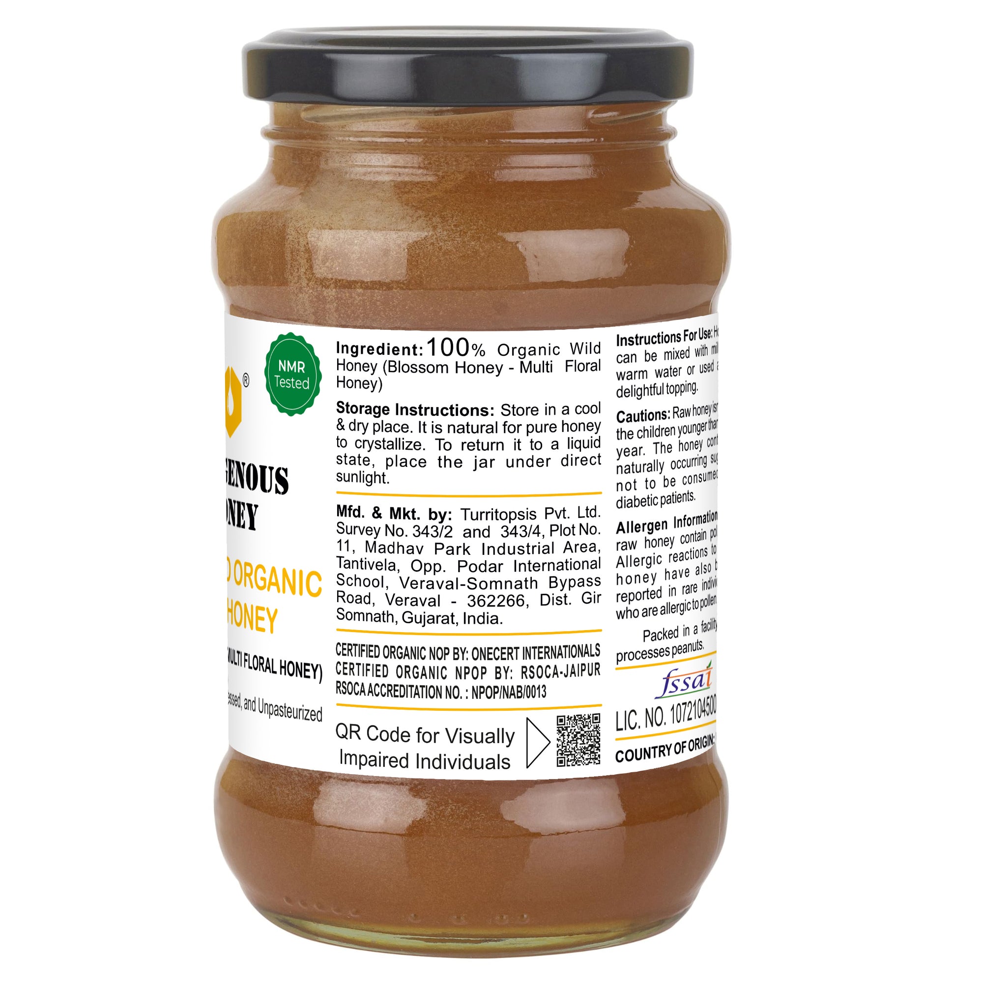 Indigenous Honey | Certified Organic Raw honey | Pure Natural honey