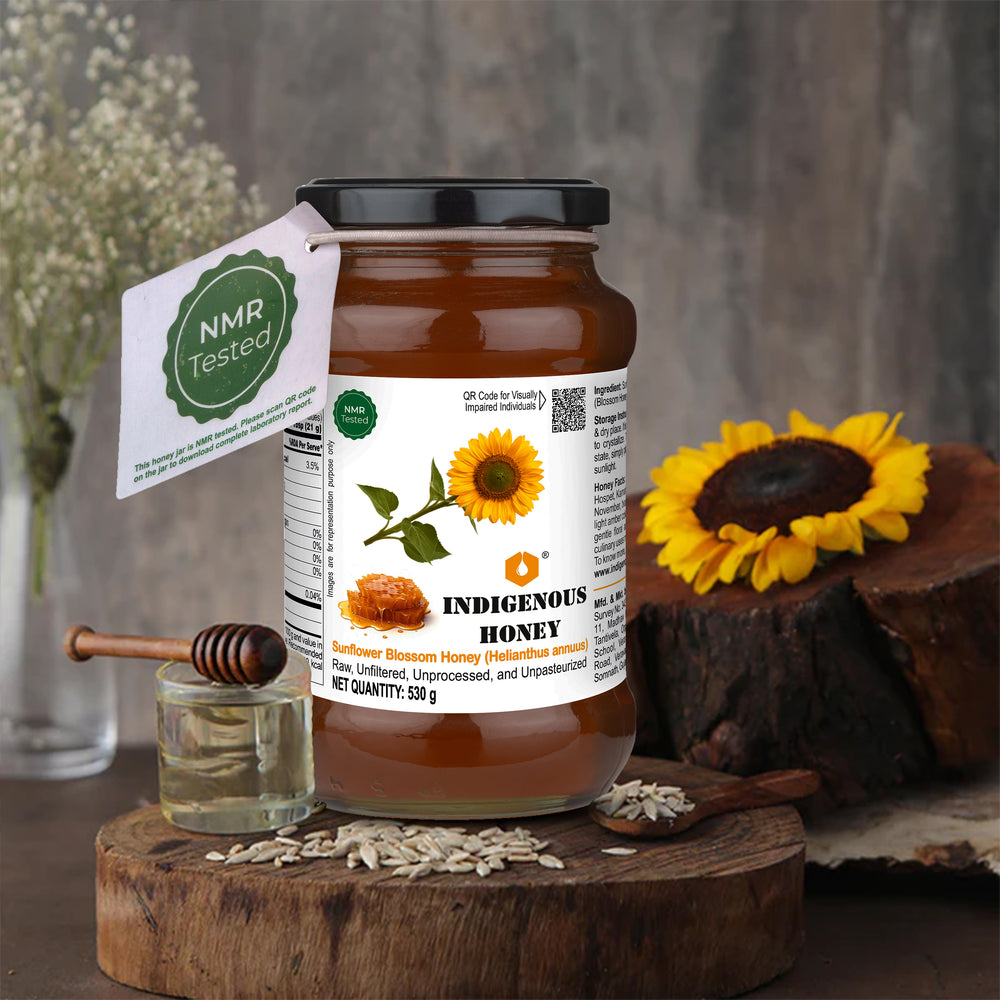 Natural Sunflower Honey | Unprocessed & Pure | Indigenous Honey